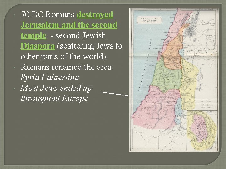 The Creation of Israel 2000 BC A group