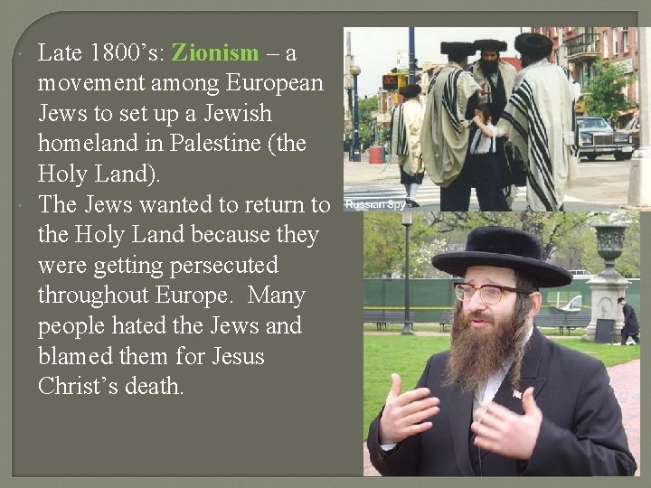 The Creation of Israel 2000 BC A group