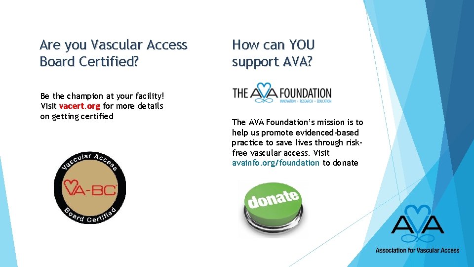 Welcome to AVA Who is AVA The Association