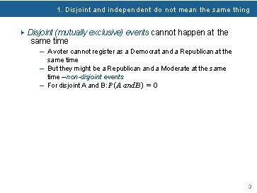 Unit 2 Probability and distributions 1 Probability and