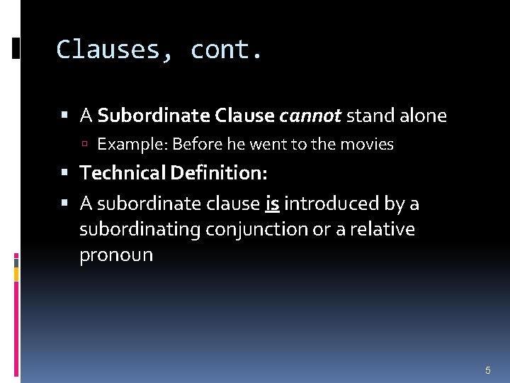 PUNCTUATION CLAUSES Mr Jeffery Boggan 1 Beginning Punctuation