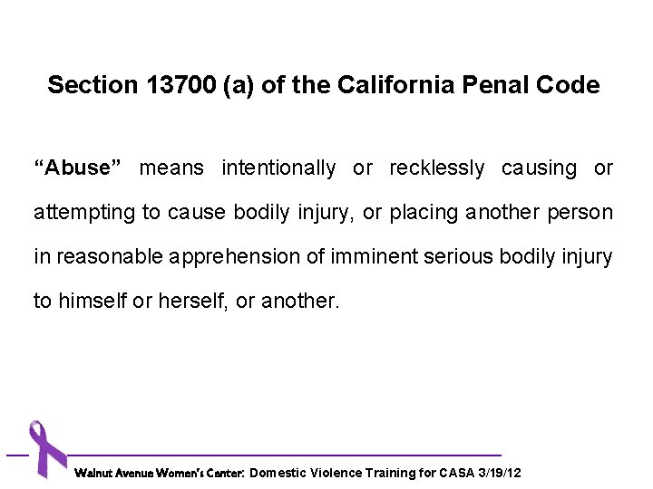 Demystifying Domestic Violence Court Appointed Special Advocates Training