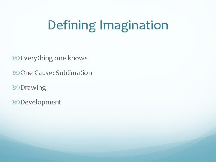 Exploring Imagination according to Vygotsky Maria Hotovy Sarah