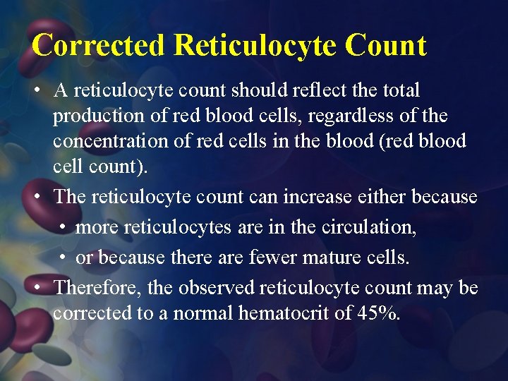 Practical Hematology Lab LAB 5 Reticulocyte Count Reticulocyte