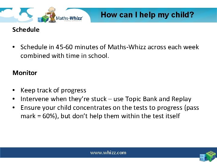 What is MathsWhizz Virtual tutor for your child