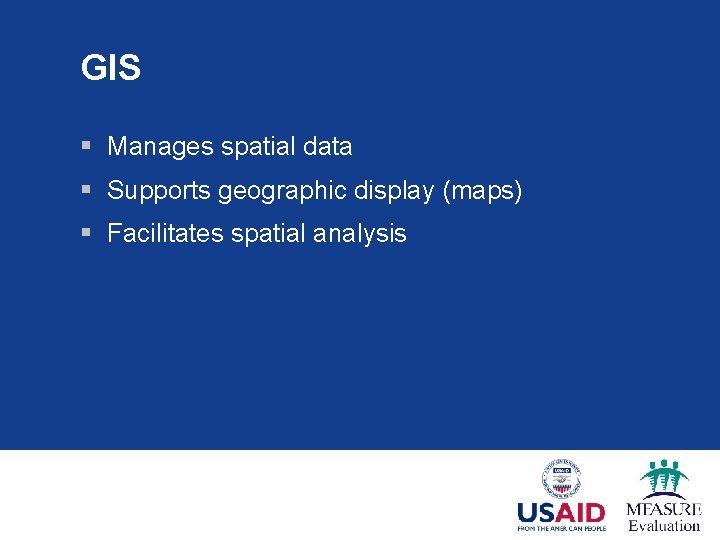 GEOGRAPHIC TOOLS AND RESOURCES MEASURE Evaluation Lesson Objectives