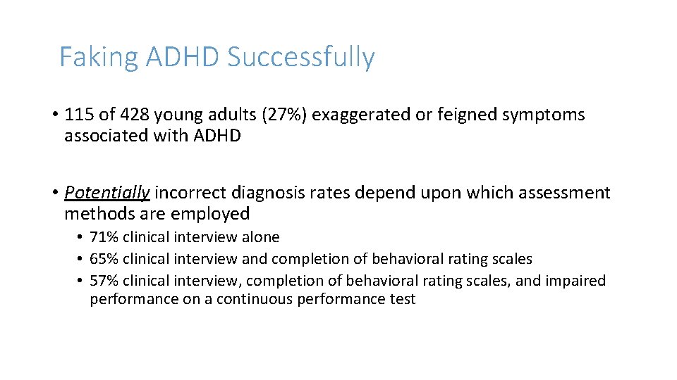 IMPROVING ADULT ADHD ASSESMENT 2017 ACHA Conference Austin
