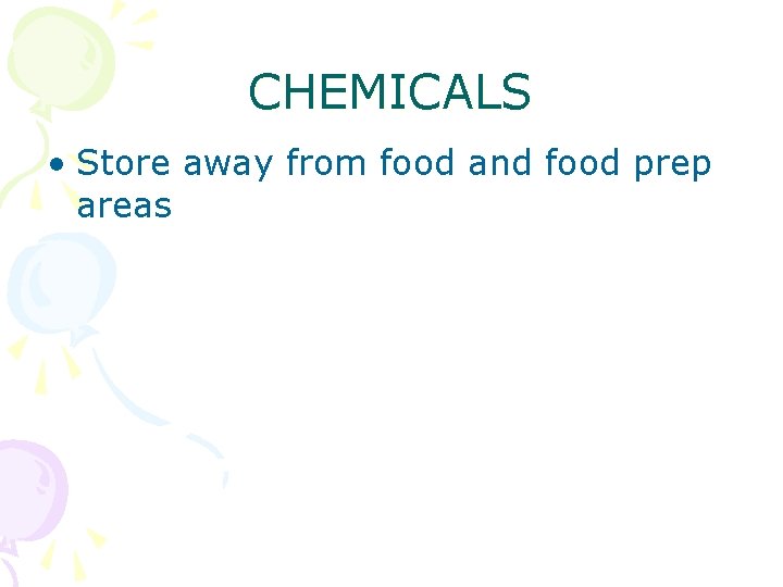 Prostart Chapter 2 Test review A food safety