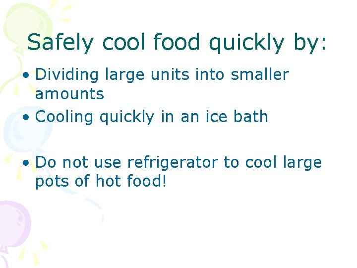 Prostart Chapter 2 Test review A food safety