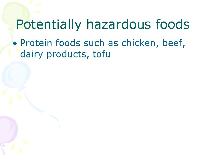 Prostart Chapter 2 Test review A food safety