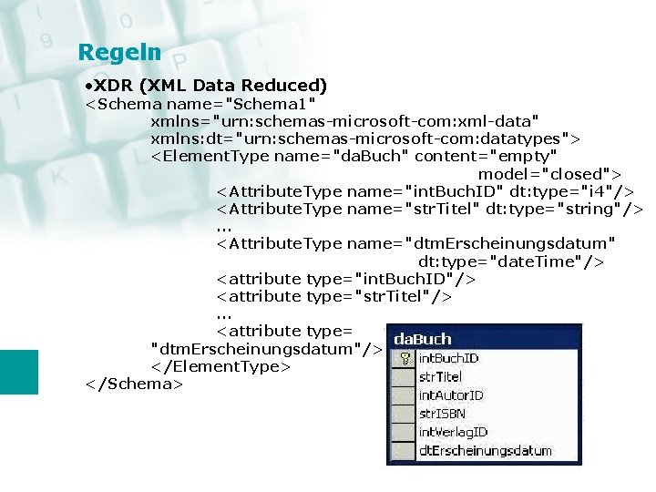 Vom XML Schema zur relationalen Datenbank Seminararbeit zum