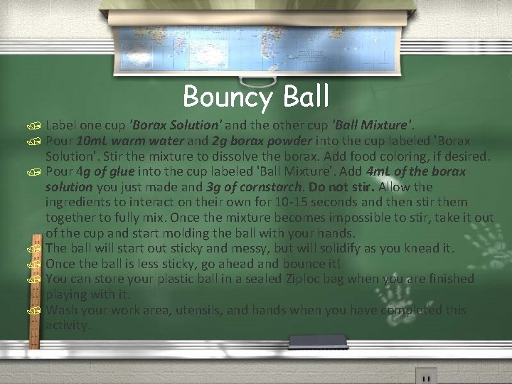 Modified PETRETEC Introduction to Polymer Chemistry Bouncy Ball