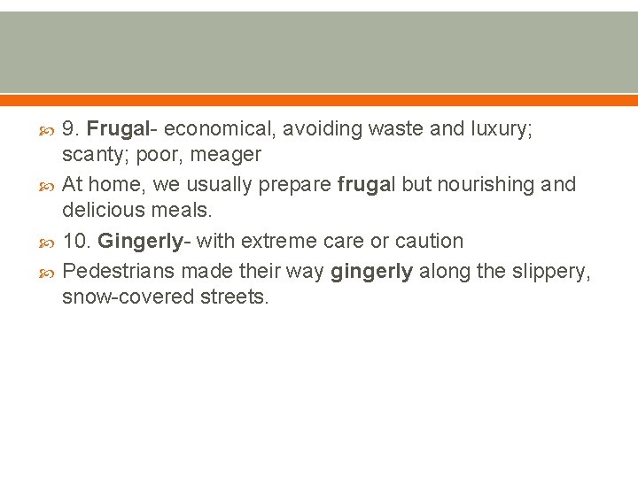 Vocabulary Lesson 6 English I Standard 1 Antics