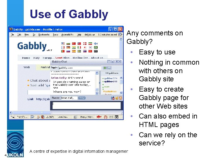 http www ukoln ac ukwebfocuseventsworkshopsstimulate2006talkusingweb 2 ...