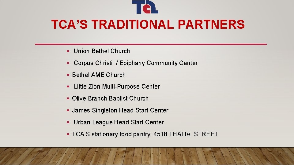 TOTAL COMMUNITY ACTION INC 2020 CIVIC AFFAIRS FUNDING