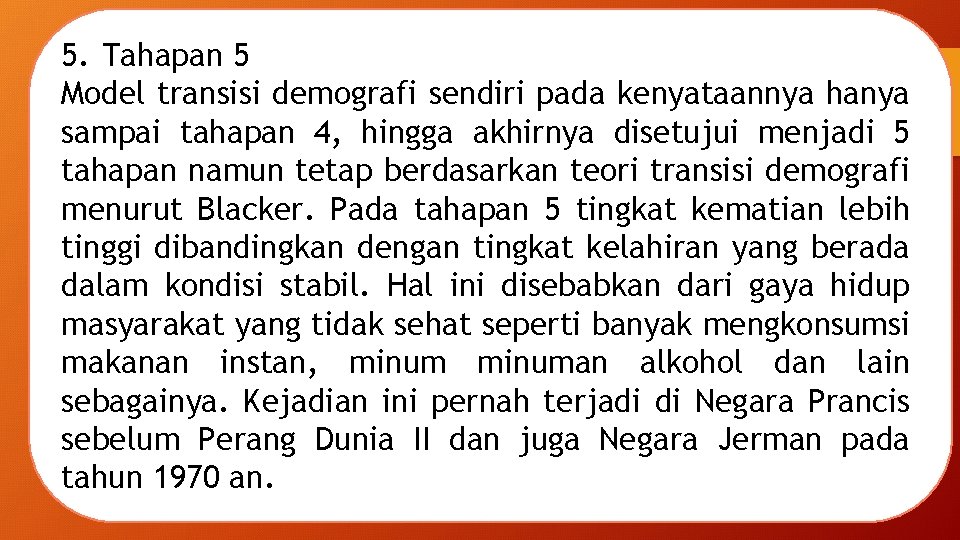 SEJARAH PERKEMBANGAN PENDUDUK DUNIA DAN TRANSISI DEMOGRAFI OLEH
