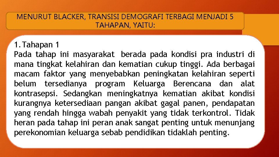 SEJARAH PERKEMBANGAN PENDUDUK DUNIA DAN TRANSISI DEMOGRAFI OLEH