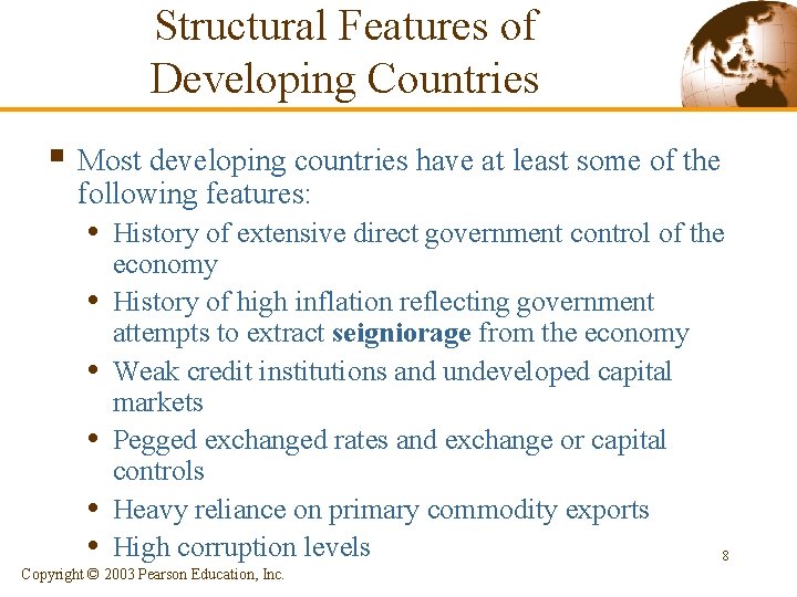 Chapter 22 Developing Countries Growth Crisis and Reform