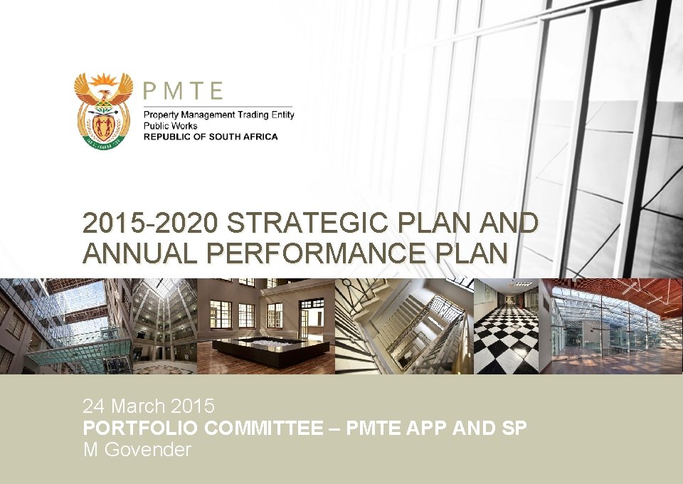 2015 2020 STRATEGIC PLAN AND ANNUAL PERFORMANCE PLAN
