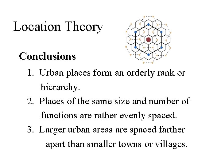 Urban Geography Where are cities located and why