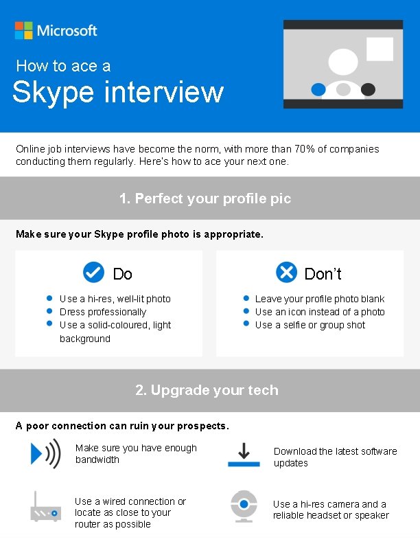 How to ace a Skype interview Online job