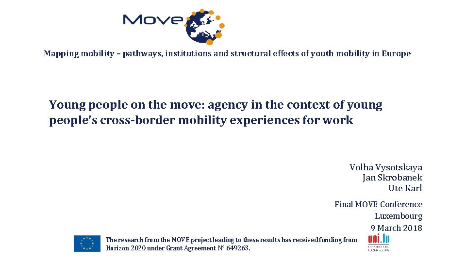 Mapping mobility pathways institutions and structural effects of