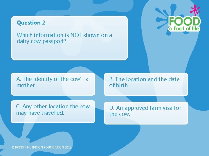 Dairy farming Case study part 1 BRITISH NUTRITION