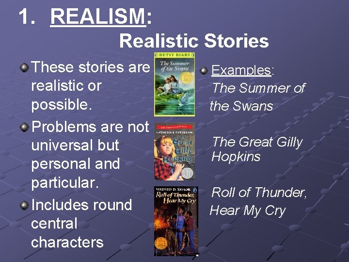 Genres in Childrens Literature Britany Howell University of