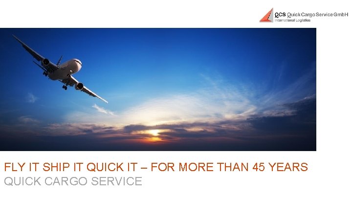 FLY IT SHIP IT QUICK IT FOR MORE