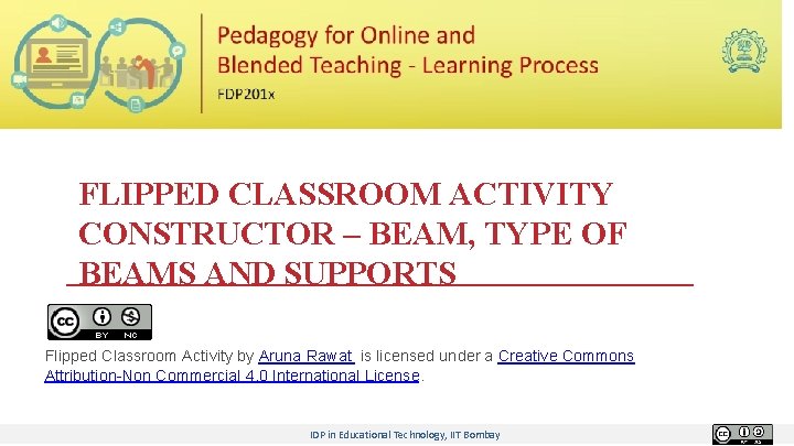 FLIPPED CLASSROOM ACTIVITY CONSTRUCTOR BEAM TYPE OF BEAMS