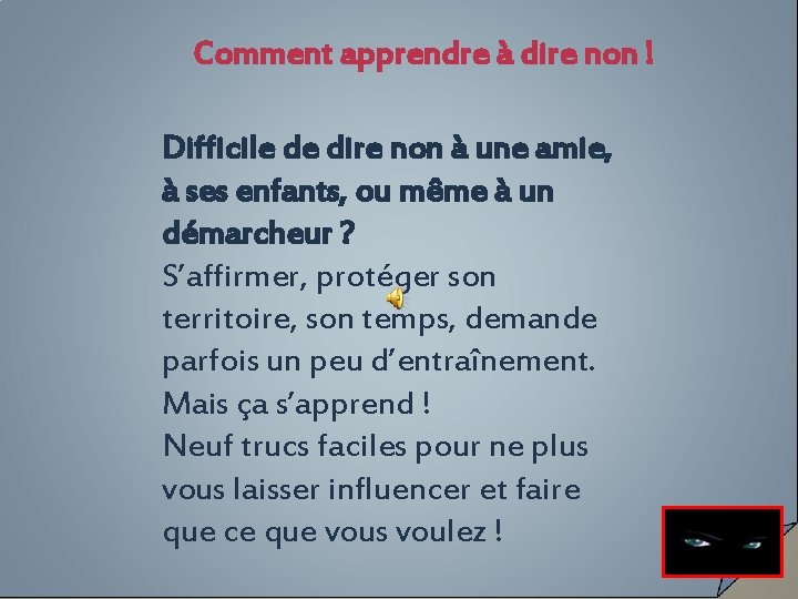 Comment Apprendre Dire Non Difficile De Dire Non