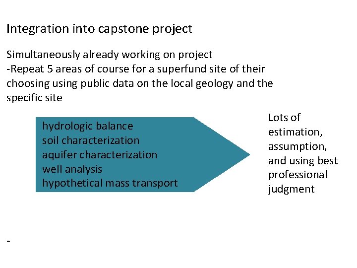 Constructing student knowledge of mass transport through interpretation