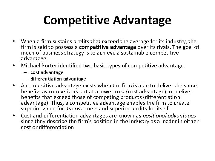 Porters Five Forces Sources Porter M E Competitive