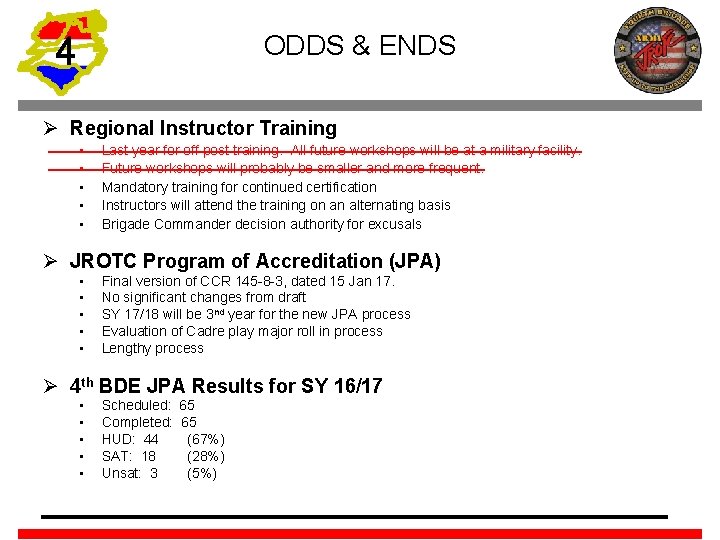 4 Fourth Brigade JROTC 4 Fourth Brigade JROTC