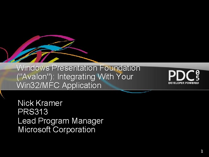 Windows Presentation Foundation Avalon Integrating With Your Win