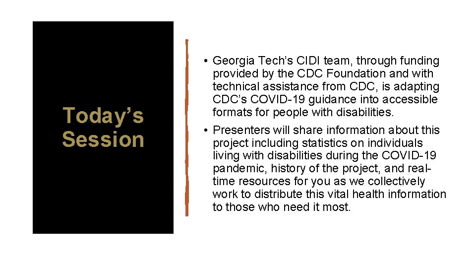CDC Foundation Accessible Materials and Culturally Relevant Messages