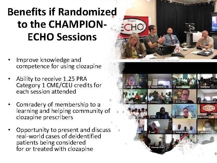 What is CHAMPION ECHO CHAMPIONECHO is an educational