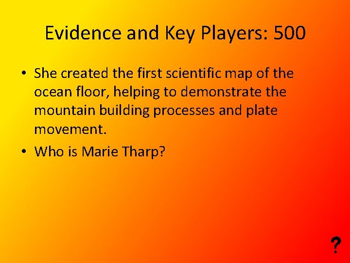Plate Tectonics Test Review Jeopardy Test Format 5