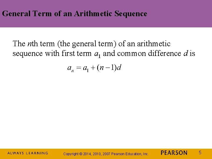 Chapter 10 Sequences Induction and Probability 10 2