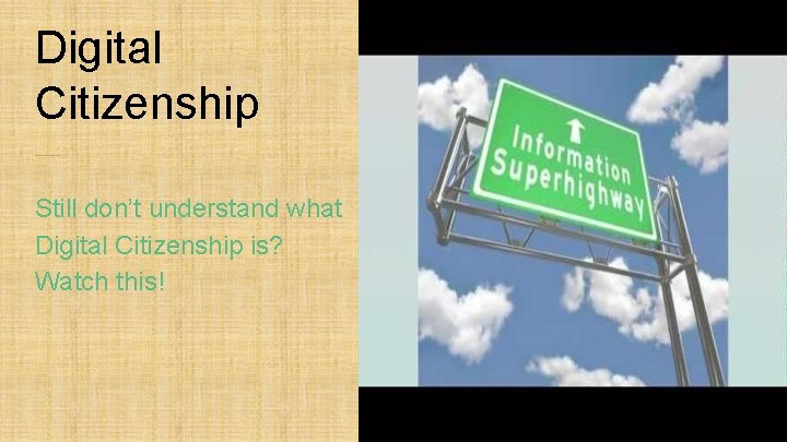 Digital Citizenship A report by Rachel Lograsso Definition