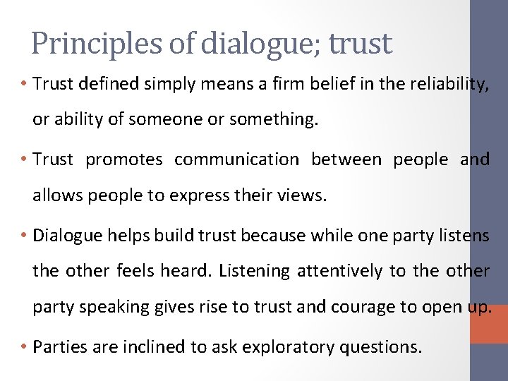 DIALOGUE Presented by Vulasi Baribenem 14SMS 10004 TABLE