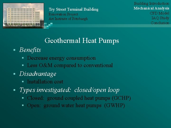 The Try Street Terminal Building 620 Second Avenue