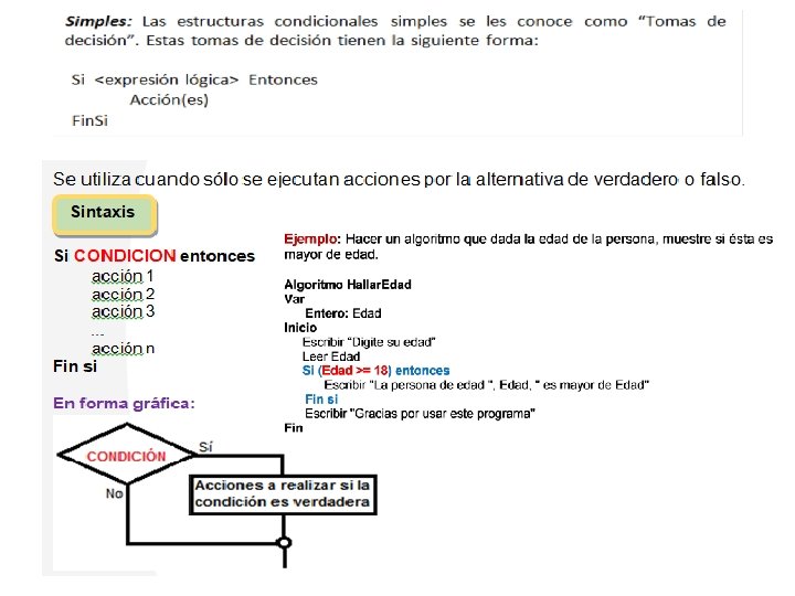 UNIDAD IV ESTRUCTURAS DE DESICIN LGICA Simple Doble
