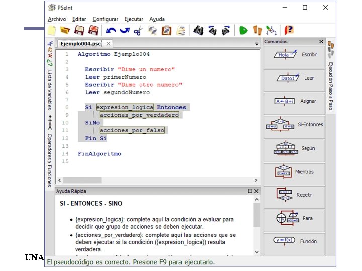 UNIDAD IV ESTRUCTURAS DE DESICIN LGICA Simple Doble