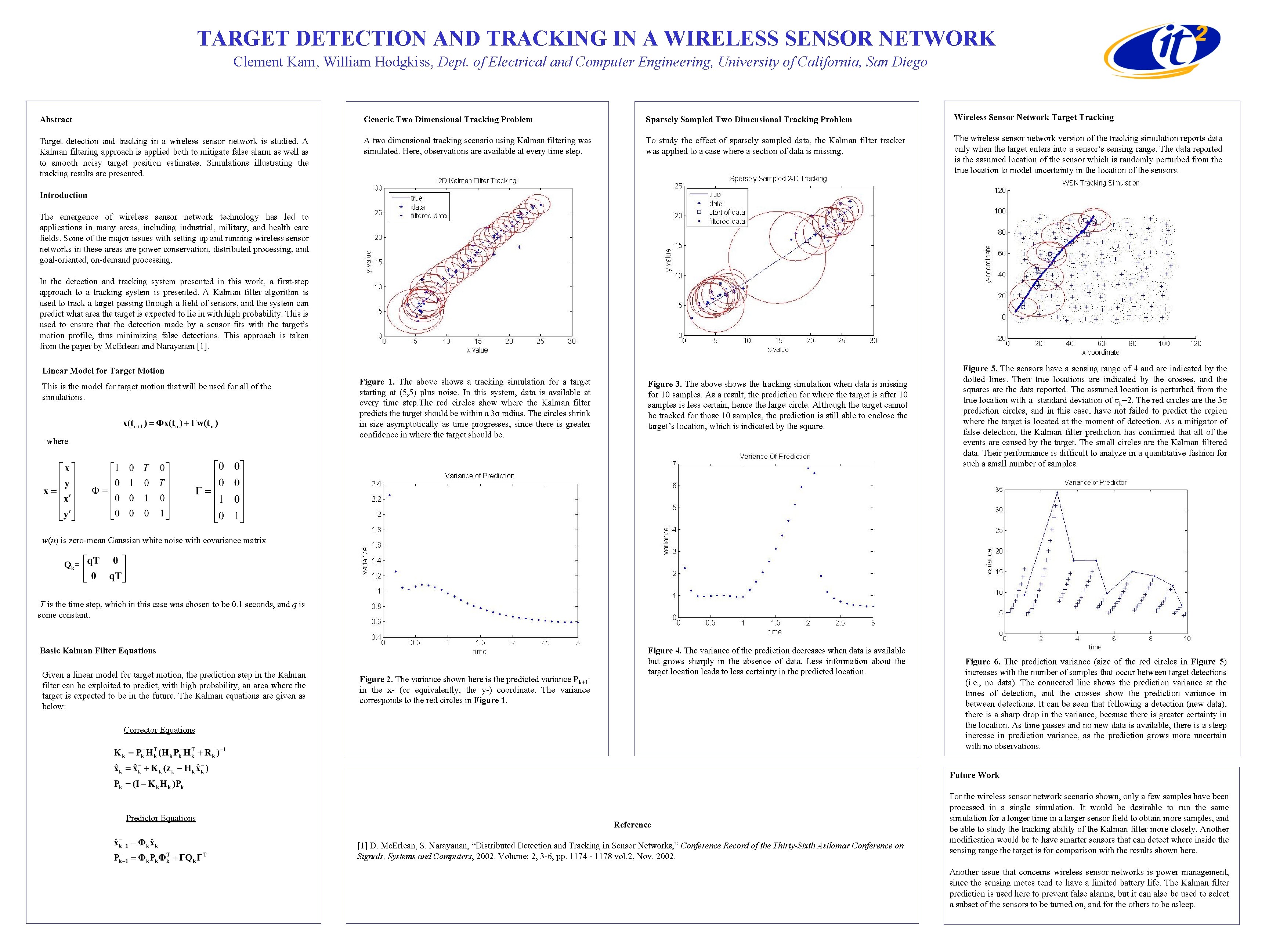 TARGET DETECTION AND TRACKING IN A WIRELESS SENSOR
