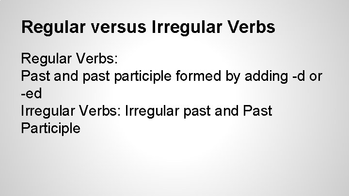 Elements of Language Chapter 17 Using Verbs Principal