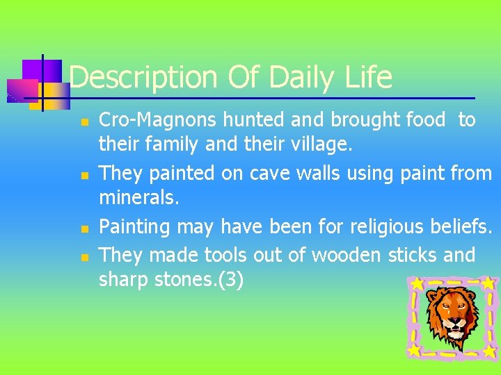 Cro Magnon By Mario Carsyn Cam Emily Introduction