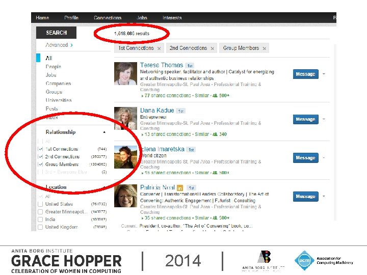 janelanderson GHC 14 Making Meaningful Connections The Strength