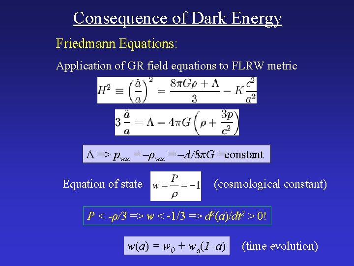 Shedding Light on Dark Energy Dr Wayne Barkhouse
