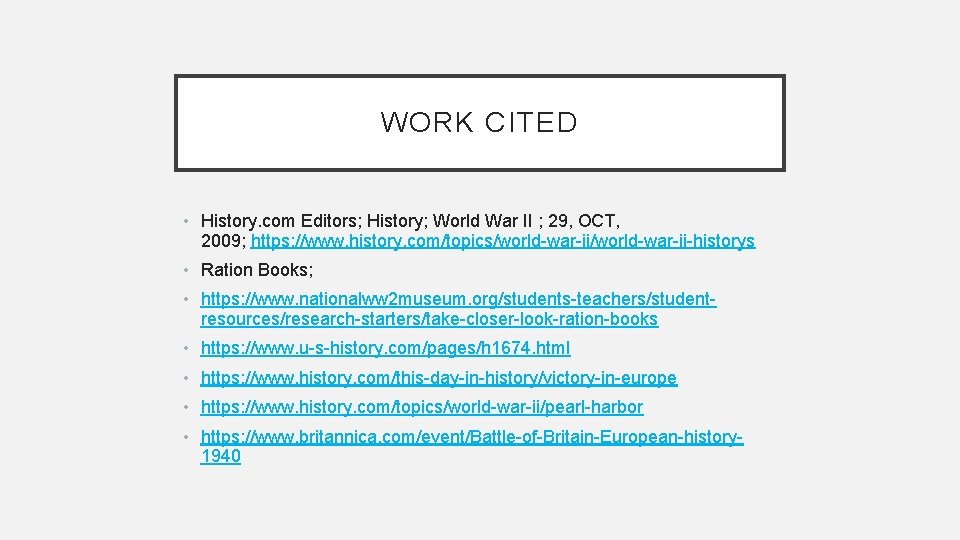 CURRENT EVENTS IN THE 1940S Meaghan Fournier Aminieli